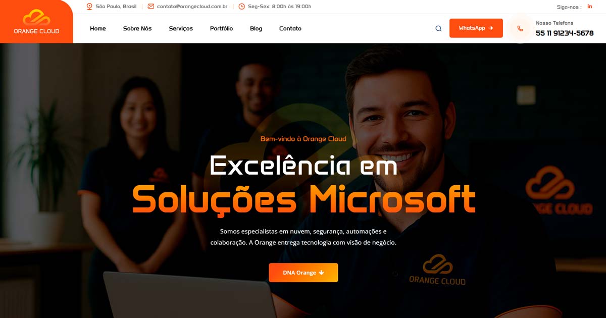Orange Cloud | Excelência em Soluções Microsoft